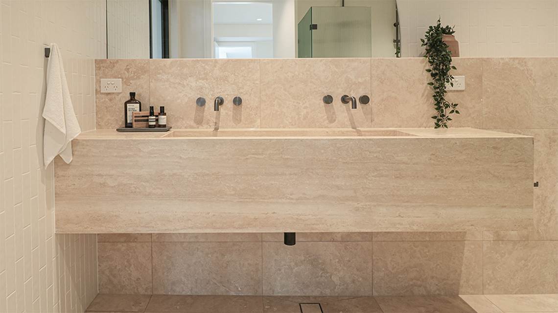 Travertine Honed & Filled Tile Collection - SHOWTILE