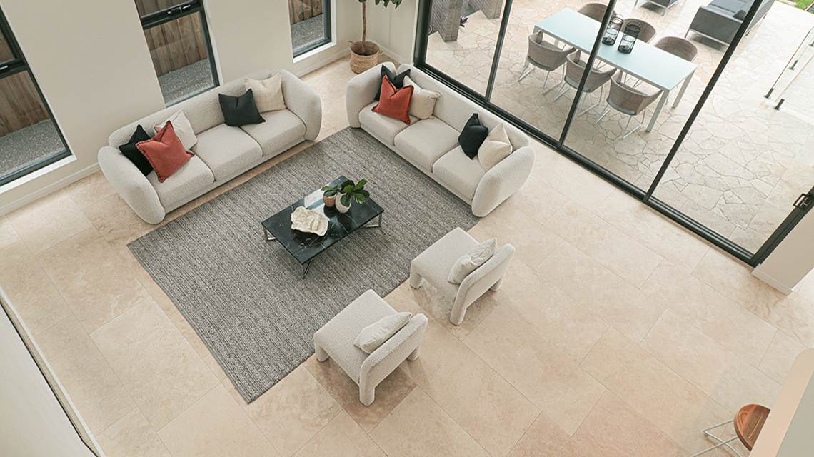 Travertine Honed & Filled Tile Collection - SHOWTILE