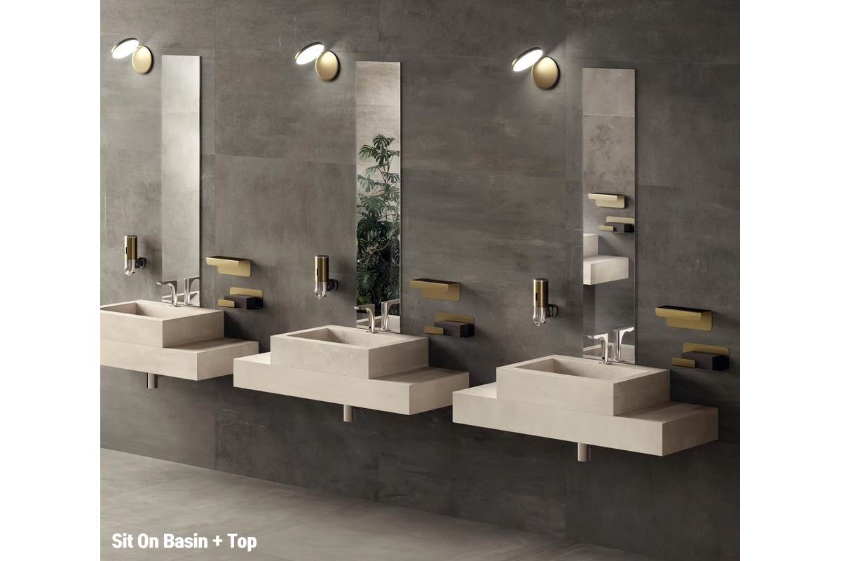 Wall Hung Basin Habitat Contract Tile Collection - SHOWTILE